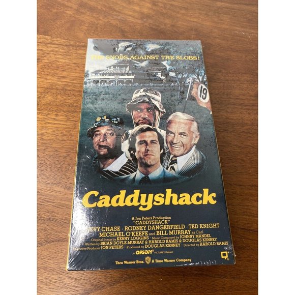 Other | Caddyshack Vhs Tape Factory Sealed Chevy Chase Bill Murray 198 ...